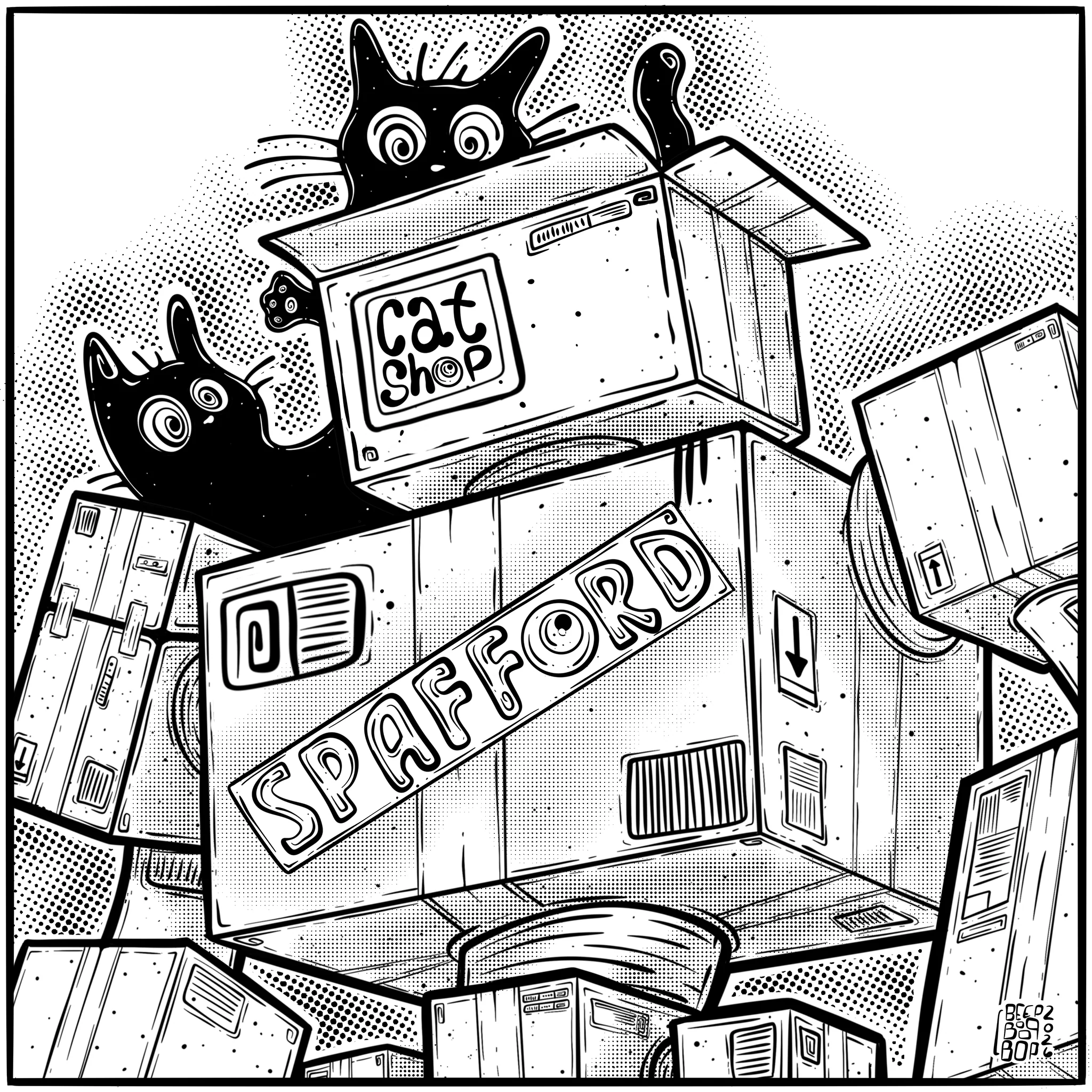 Cat Shop — Out Now · Spafford